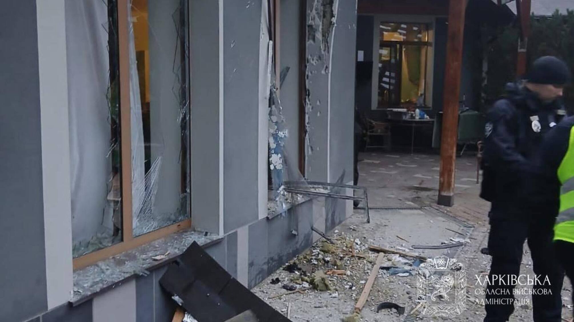 Дрон-носій ''Молнія'' скинув два FPV на Харків: пошкоджено будинки, є постраждалі від стресу