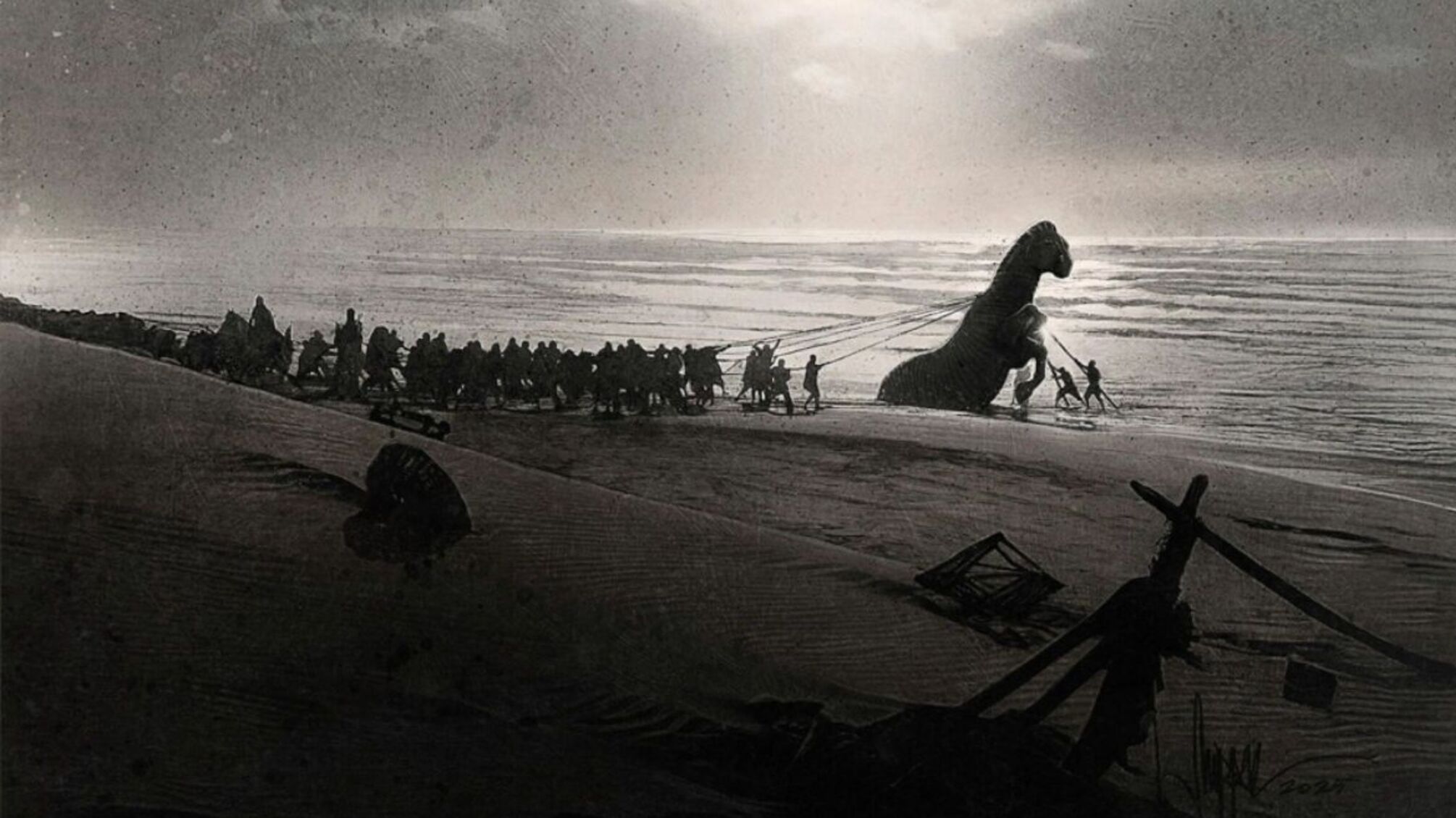 Метт Деймон та Енн Хетеуей у перших кадрах з епічного фільму ''Одіссея'' Крістофера Нолана ...